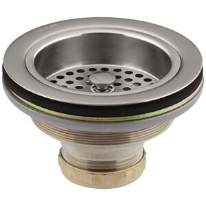 kohler k-r8799-c-vs duostrainer 4-1/2 in. sink strainer in vibrant stainless