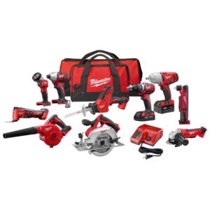 milwaukee m18 18-volt lithium-ion cordless combo kit