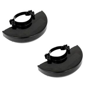 ldexin 2pcs angle grinder metal safety guard protector wheel cover, black