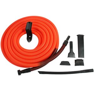 centec systems 93565 shop vacuum garage kit, 50 ft. hose, orange/black