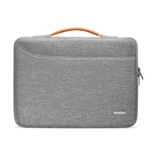 tomtoc 360 protective laptop carrying case for m3 macbook pro 16-inch a2991 m2/m1 pro/max a2780 a2485 2023-2019, the new razer blade 15, jumper 16-inch laptop, water-resistant accessory sleeve bag