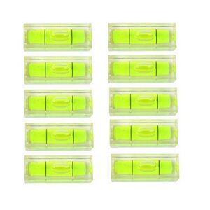 11pcs mini level picture hanging spirit bubble level, 10x10x29mm square level mark measuring tools