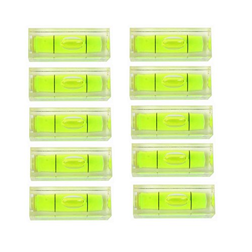 11pcs Mini Level Picture Hanging Spirit Bubble Level, 10x10x29mm Square Level Mark Measuring Tools