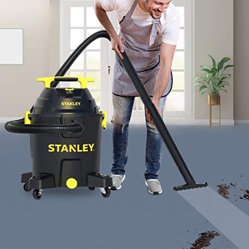 STANLEY SL18701P-10A Wet/Dry Vacuum,10 Gallon 6.0 Peak HP, 10Gallon, Black