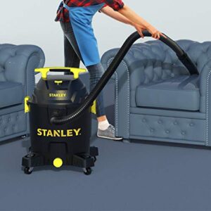 STANLEY SL18701P-10A Wet/Dry Vacuum,10 Gallon 6.0 Peak HP, 10Gallon, Black