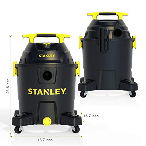 STANLEY SL18701P-10A Wet/Dry Vacuum,10 Gallon 6.0 Peak HP, 10Gallon, Black