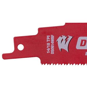 25 Pack 9 inch 14/18 TPI Diablo Steel Demon Bi-Metal Auto Dismantling Reciprocating Saw Blades for 1/16-5/16 Medium Metals