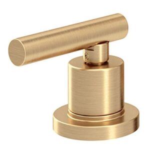 Symmons SLW-3512-BBZ-1.0 Dia Widespread 2-Handle Bathroom Faucet with Drain Assembly in Brushed Bronze (1.0 GPM)