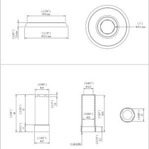 Trim Kit for 2-handle Shower Valve, Fit Delta Washerless Shower, Brushed Nickel Finish -By Plumb USA 38824