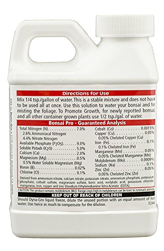 Dyna-Gro BON-008 Bonsai-Pro Liquid Plant Food 7-9-5, 8-Ounce (2, 8-Ounce)