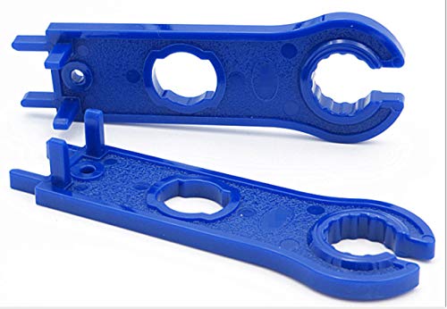 xjs MC4 Solar Panel Connector Disconnecting Tool Spanners Wrench Blue