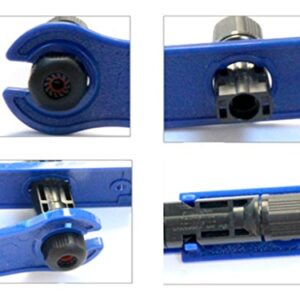 xjs MC4 Solar Panel Connector Disconnecting Tool Spanners Wrench Blue