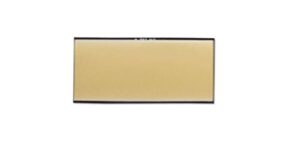 glass gold shade welding hood lens helmet filter 2 x 4-1/4 replacement filter plate 2" x 4.25" (shade 11 gold)