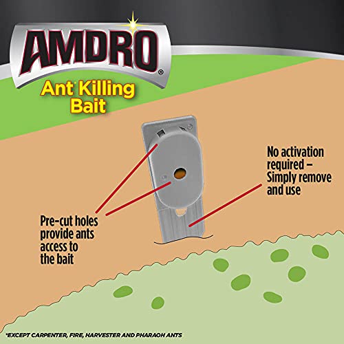 Amdro 100531828 Ants Stakes Killing Bait, White