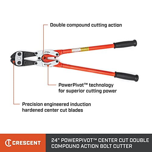 Crescent H.K. Porter 24" PowerPivot™ Center Cut Double Compound Action Bolt Cutter - 0190MCP