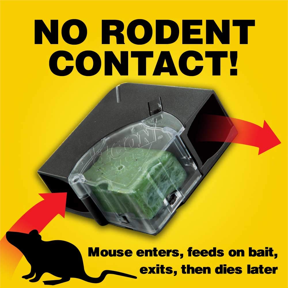 D-Con Refillable Corner Fit Mouse Poison Bait Station Refills, 10 Count