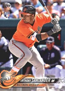 2018 topps series 2#433 anthony santander baltimore orioles rookie baseball card - gotbaseballcards