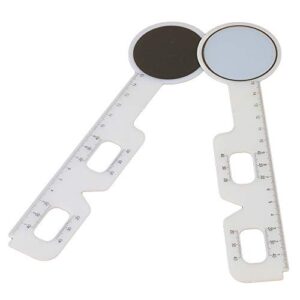 mxfans plastic pupil distance meter optical pd ruler eye ophthalmic tool pack of 5