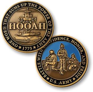 u.s. army hooah challenge coin