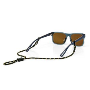 croakies terra spec adjustable eyewear retainer, rasta, 12 inch, 24" x 3.2mm (model: tascraht)