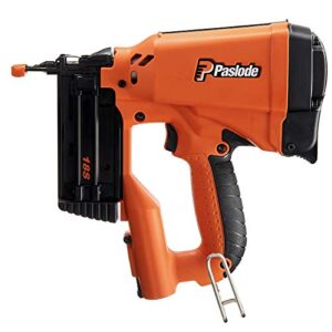 paslode, cordless brad nailer, 918100, 18 gauge, battery and fuel cell powered, no compressor needed