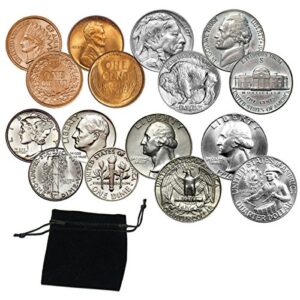 coin collecting starter kit - includes classic coins for your coin collection