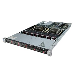 high-end hp proliant dl360p g8 server 2 x 2.90ghz e5-2690 8c 192gb 8x caddies (renewed)