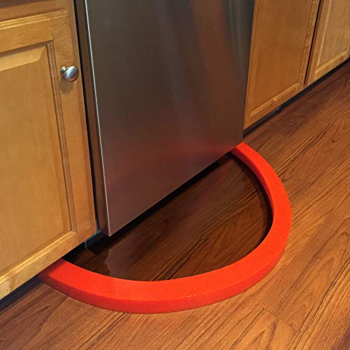 Quick Dam's Insta-Dam, Instant Flexible Indoor Flood Dam, 2in High x 4ft Long, Orange