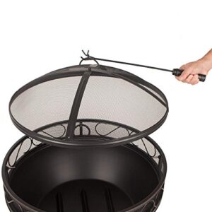 GHP Group OFW295R Bellora fire Pit, Rubbed Bronze