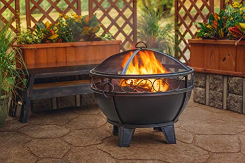 GHP Group OFW295R Bellora fire Pit, Rubbed Bronze