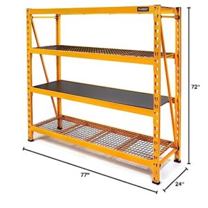 DEWALT,4 shelves DXST10000 Storage Rack, Yellow