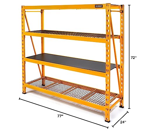 DEWALT,4 shelves DXST10000 Storage Rack, Yellow