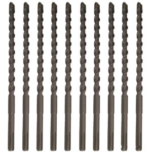 10pc 1/2" x10" drill bit set sds plus rotary hammer concrete masonry carbide tip