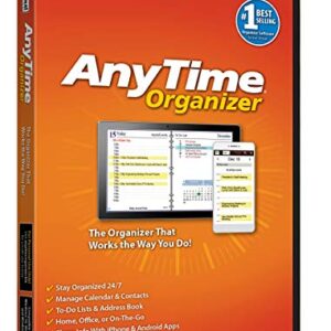 AnyTime Organizer Deluxe 16 - Organize Your Calendar, To-Do’s and Contacts!