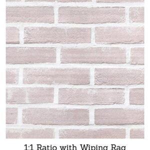 Giani Brick Transformations Whitewash Paint for Brick and Fireplaces- 16 oz Pint