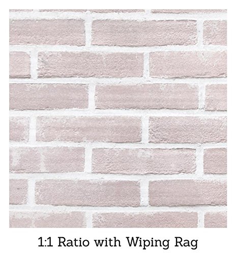 Giani Brick Transformations Whitewash Paint for Brick and Fireplaces- 16 oz Pint