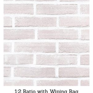 Giani Brick Transformations Whitewash Paint for Brick and Fireplaces- 16 oz Pint