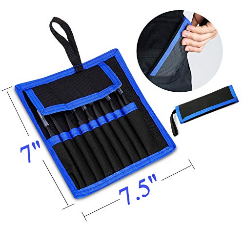 Tweezers Precision Set,Easily Life 10pcs ESD Tweezers Set, Anti Static Stainless Steel Anti Magnetic Tweezers Set with Storage Bag for Craft,Electronics Repair,jewelry repair,Laboratory Work,etc.