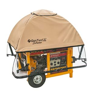 gentent xl generator running cover - universal kit - for larger open frame generators (extreme, tan)