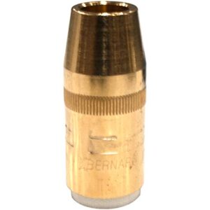 bernard n-5818b nozzle, centerfire, 5/8 orifice, 1/8 recess, brass, 10 pack