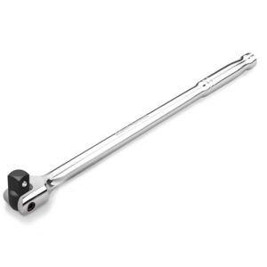 neiko 00339a 3/8-inch-drive premium breaker bar, 12 inches long, nut breaker bar, 180-degree flex cr-mo head with cr-v steel construction