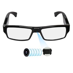 hereta spy camera glasses with video support up to 32gb tf card 1080p video camera glasses portable video recorder