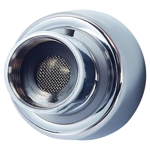 Amazon Basics Rain Shower Head, 6 Inch, Round, Polished Chrome