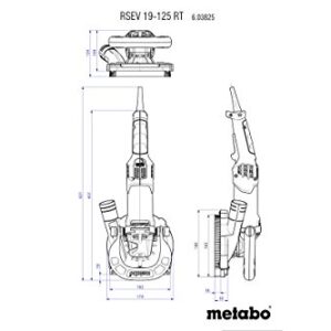 Metabo 603825750 Rsev 19-125 RT