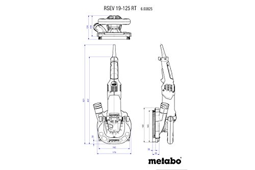 Metabo 603825750 Rsev 19-125 RT