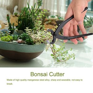 GLOGLOW Branch Cutter Professional Bonsai Tools, Manganese Steel Alloy 205mm Concave Cutter Gardening Plants Pruner Wire Cable Pruner