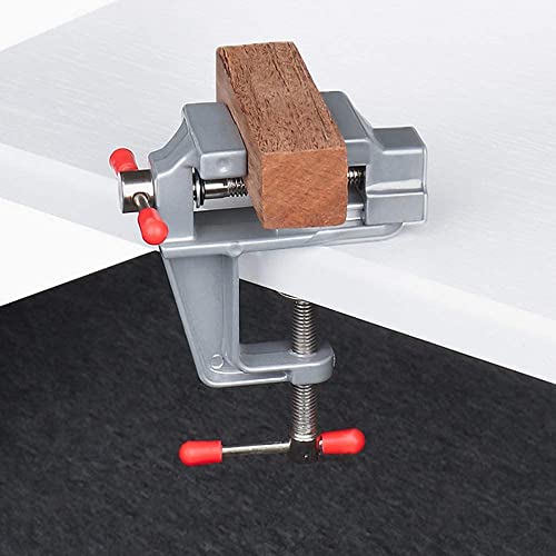 TANJIN Mini Jeweler Table Clamp Small Hobby Bench Vice Jewelers Hobby Clamps Craft Table Repair Tool Portable Work Bench Vise