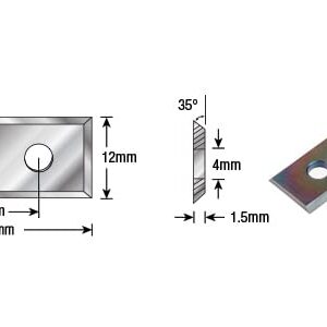 Amana Tool - AMA-12-DLC Solid Carbide 4 Cutting Edges Diamond-Like Carbon (DLC) Coated Ins