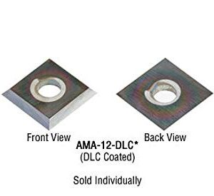 Amana Tool - AMA-12-DLC Solid Carbide 4 Cutting Edges Diamond-Like Carbon (DLC) Coated Ins