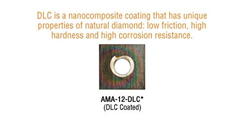 Amana Tool - AMA-12-DLC Solid Carbide 4 Cutting Edges Diamond-Like Carbon (DLC) Coated Ins